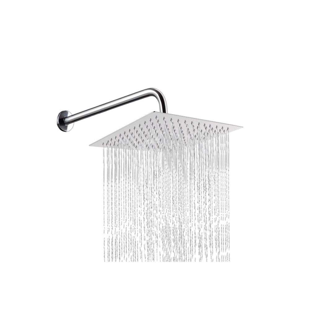 Regadera Cuadrada en acero para ducha - Triple Clean