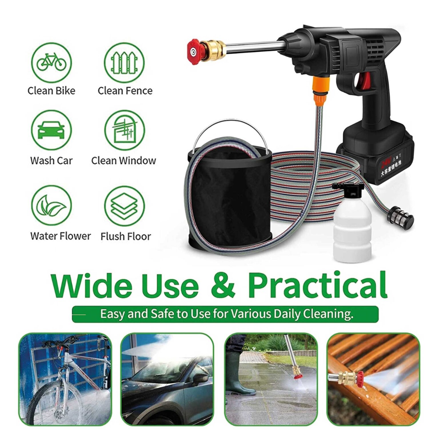 Hidrojet Portátil Hidrolavadora Alta Presión - Triple Clean
