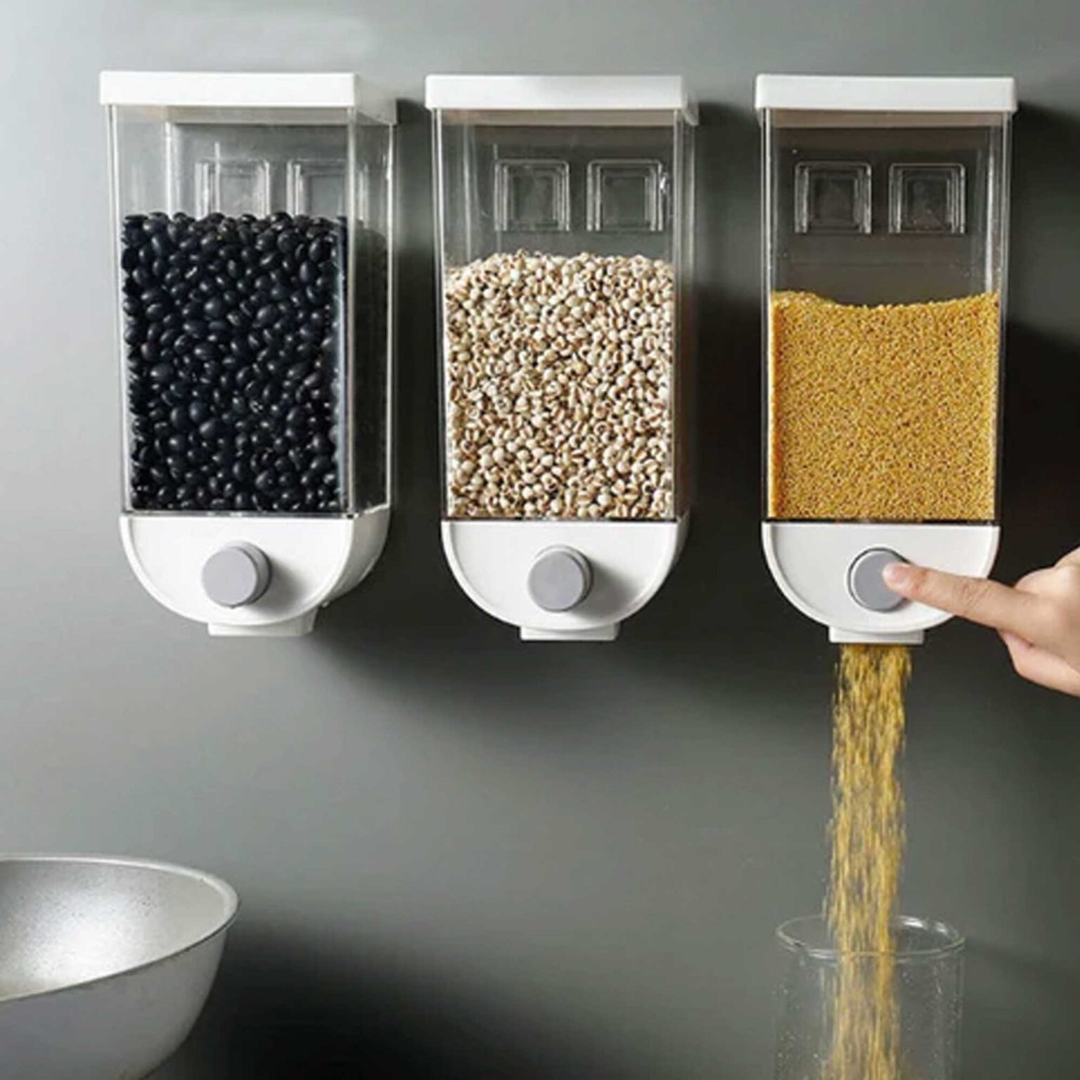 Dispensador de Granos y Semillas - Triple Clean
